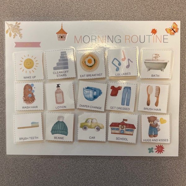 Daily Routine Cards & Charts for Kids | Morning, Afternoon, Evening ...