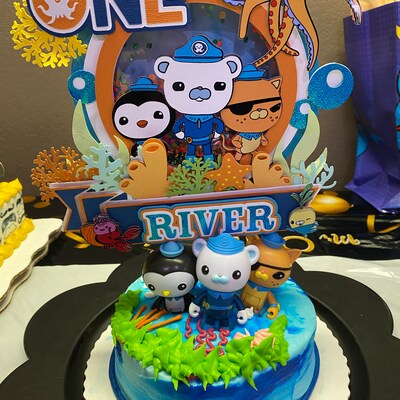 The Octonauts Cupcake Toppers the Octonauts Toppers the - Etsy
