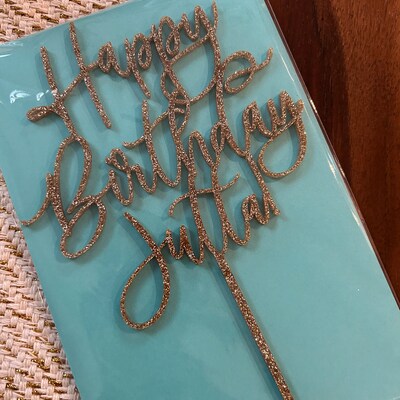 Diamond Cake Topper - Etsy