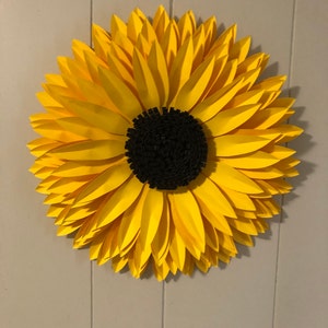 SVG Digital Template, Paper Sunflower, Fall Decor, Paper Flowers, DIY ...