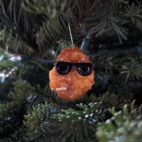 Thug Nug Necklace (real Preserved Chicken Nugget) Nuggy Buddy - Etsy