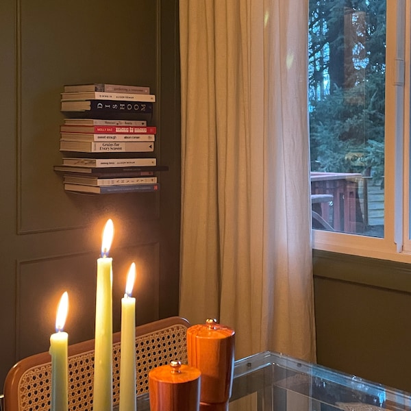 Galleksa Invisible Floating Wall Mounted Metal Bookshelves (plus 1 ...