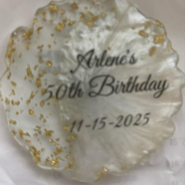 Personalized Epoxy Magnet Favor, Custom Wedding Resin Gift - Etsy