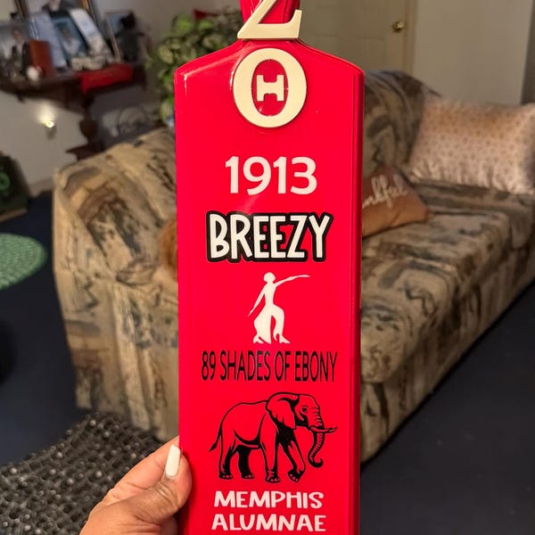 Handcrafted Custom Greek Paddle | Name, Decoration, Sorority Fraternity ...