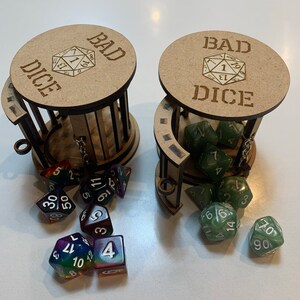 REPENT Dice Jail With Polyhedral Dice Set - Etsy
