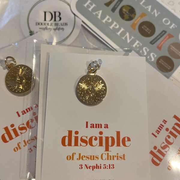 I Am a Disciple of Jesus Christ, 2024 LDS Youth Theme Charms, Hand ...