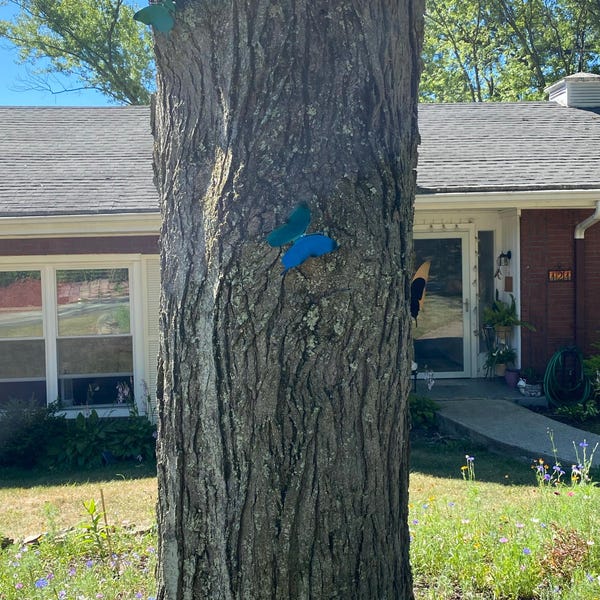 Metal Fence Art, Metal Wall Art, Monarch Butterfly, Metal Wall Hanging ...