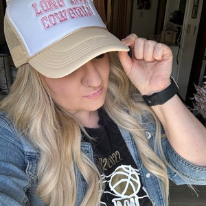 Long Live Cowgirls Embroidered Trucker Hat - Etsy