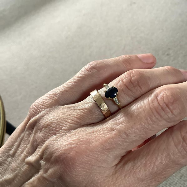 14k Gold Filled Texture Ring 3.8mm Width ZP-166 - Etsy