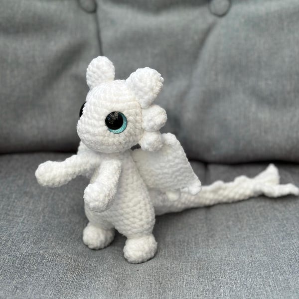 PLUSHIE Version - Nova the Fury Dragon PDF Crochet Pattern - Etsy