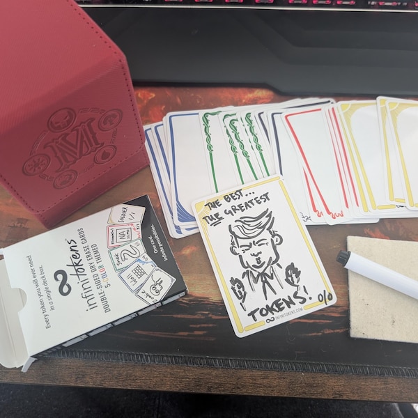 Dry Erase Cards/tokens - 10-pack (double-sided, Erasable, Reusable ...