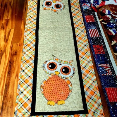 Mushroom Trio Applique Table Runner Pattern PDF Digital Download - Etsy