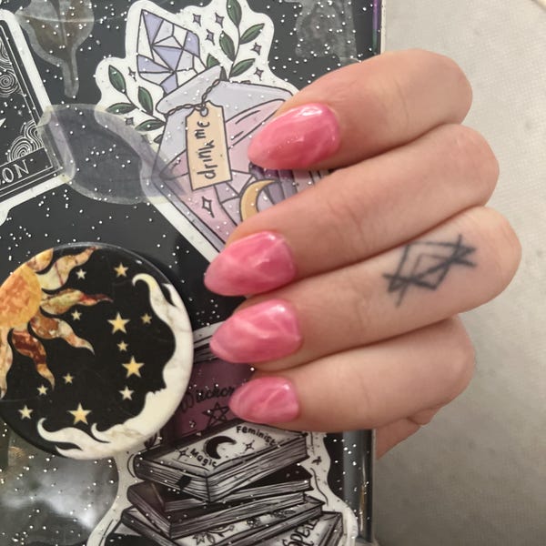 ACOTAR Press on Nails, Velaris Nails, Goth Nails, Halloween Nails ...