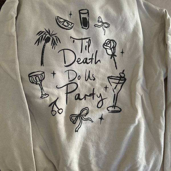 Custom Bachelorette Crewneck, Cocktail Bar Theme, Bachelorette ...