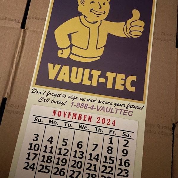 Un-official Handmade Fallout 12 Month Calendar for 2026 - Etsy