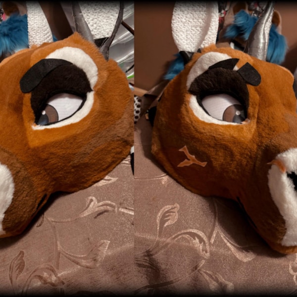 3D Printed Horse DIY Fursuit Head by Mixedcandy *TPU Ear Tips* - Etsy