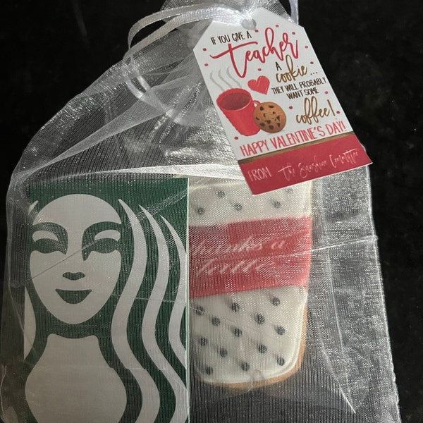 Valentine Teacher Gift Tags, If You Give a Teacher a Cookie - Want Some ...