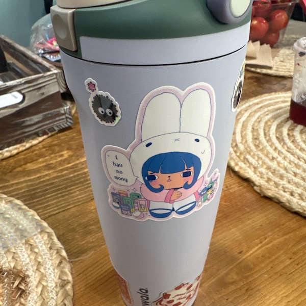 On My Puter Silly Dog Die Cut Vinyl Sticker | Glitter/clear Glossy ...