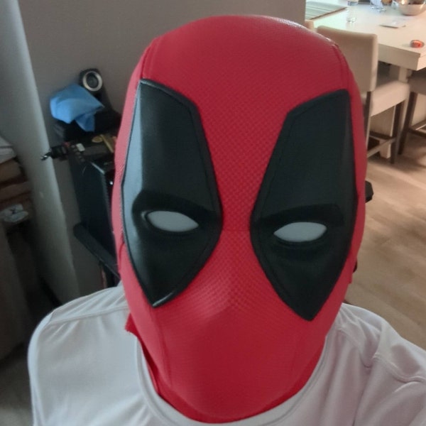 Deadpool 3 Style Halfshell Costume Cosplay Mask With Screen Printed ...