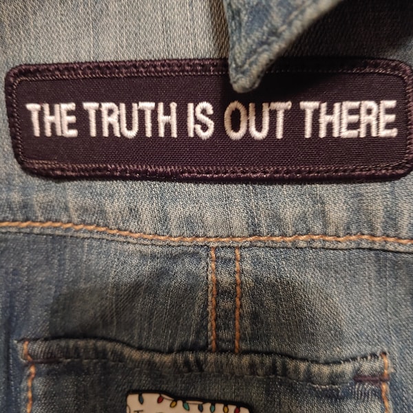 The Truth is Out There Embroidered X-files Patch - Etsy