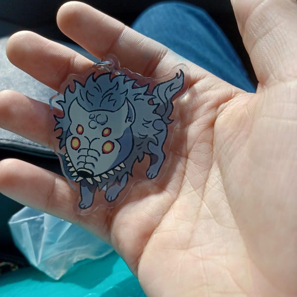 Fear & Hunger Charms - Single-sided Clear Acrylic - Etsy