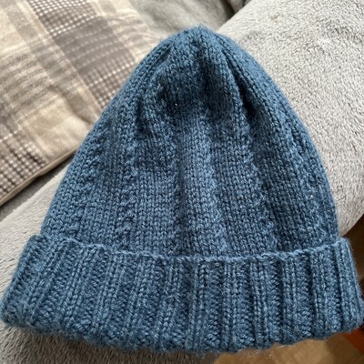 Men's Beanie Pattern Knitting Beanie Pattern Commuter Beanie How to ...