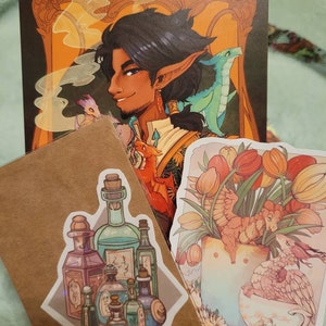 The Fey NPC Log D&D Notepad A6 Stationery Notepad Letter Paper A6 ...