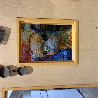 Colorful Gothic Stained Glass Window Cling Gothic Faux Stained Glass ...