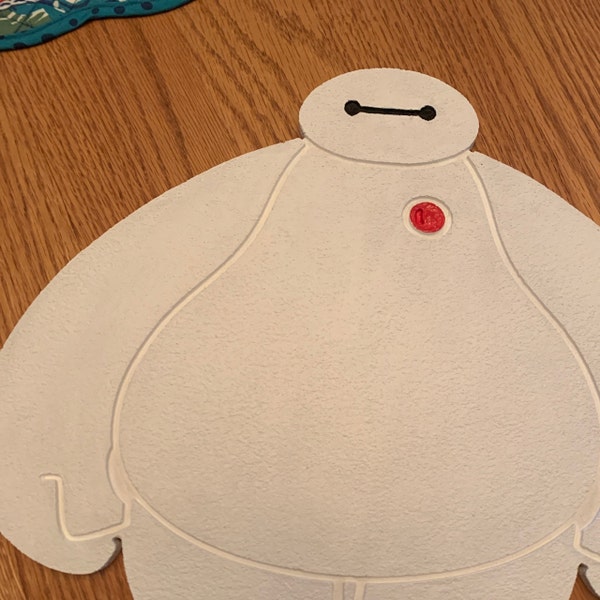 Baymax Cork Board With Engraved Detailing. Baymax Pin Display. Disney ...