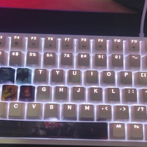 Valorant 115 Keysjett Full Set Keycaps Set OEM Profile Keycaps Artisan ...
