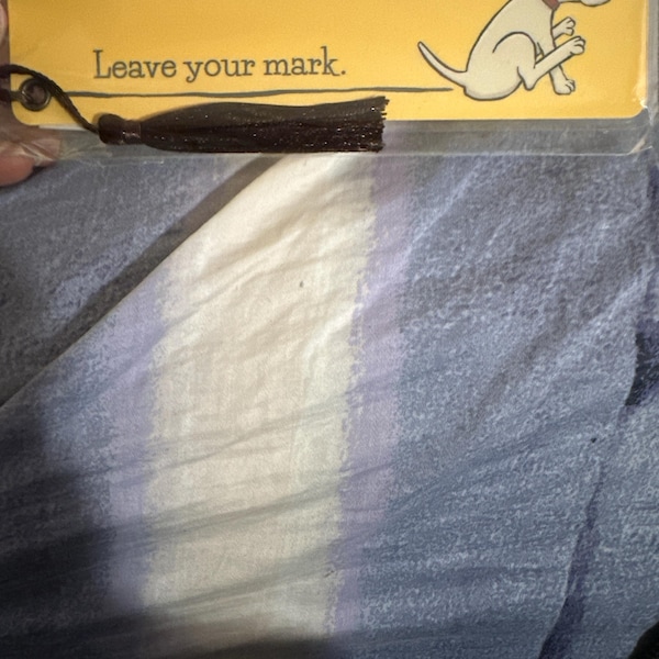 Leave Your Mark Laminated Bookmark With Funny Scooting Dog | Handmade ...