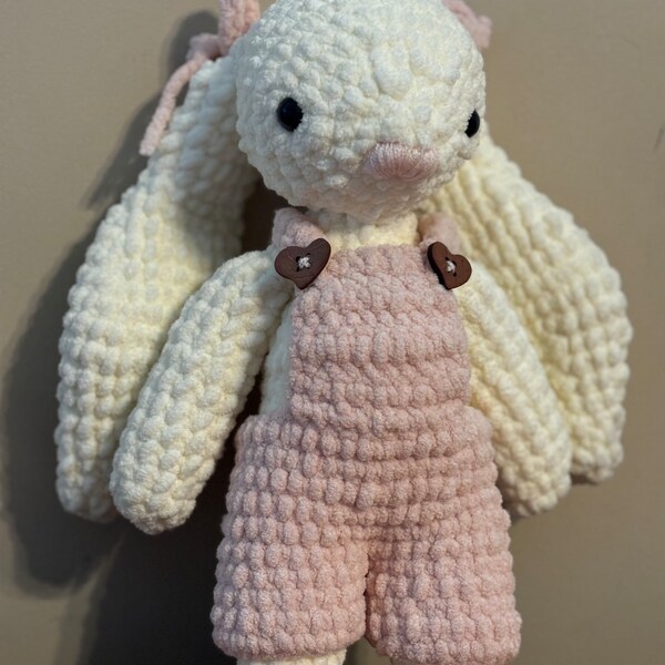 Overall Bunny Plushie - Crochet Pattern - Etsy