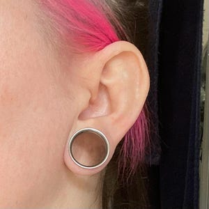 Septum Stretching Kit Black Acrylic Pincher Kit Septum & Ear Gauging ...