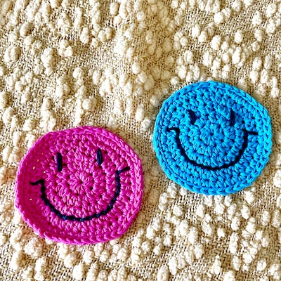 Smiley Face Coasters Happy Face Coasters Funny Face Coasters Imoji ...
