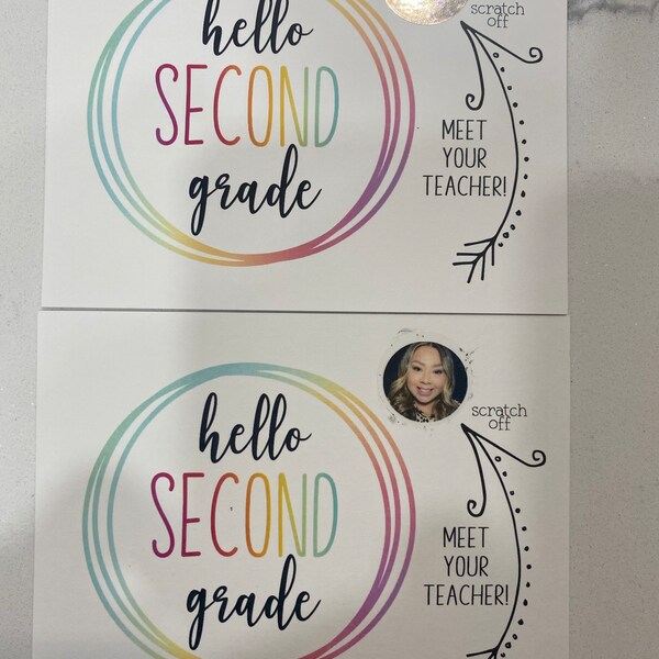 Scratch off Postcard - Welcome Postcard for Students or Kids - Note ...