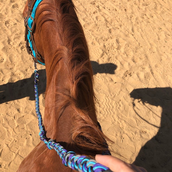 Custom Reins, Barrel Reins, Knotted Barrel Reins, Turquoise Reins ...