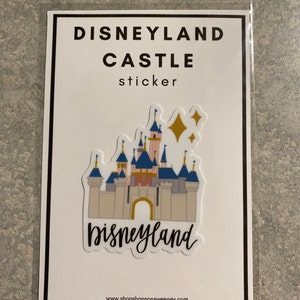 Disneyland Castle Sticker FREE SHIPPING Disney Waterproof - Etsy
