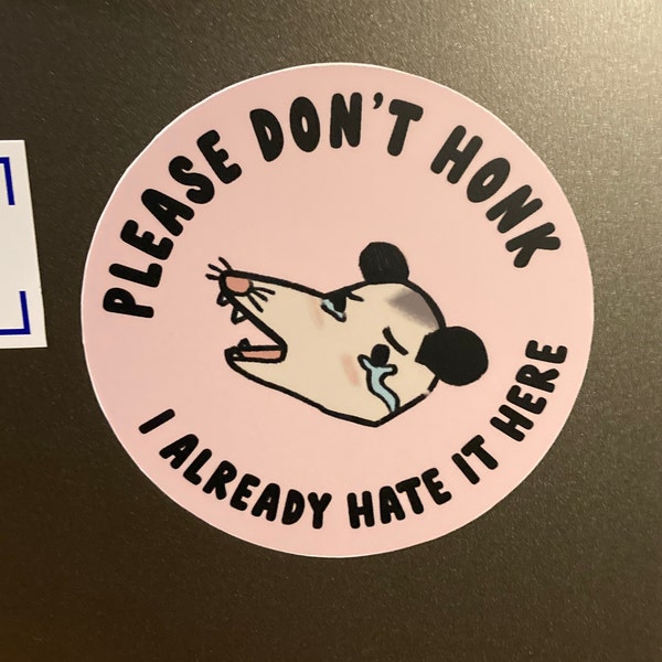 Surviving and Vibing 6" Round Circle Bumper Sticker | Millennial Gen Z ...