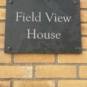 Personalised House Sign Plaque - Etsy