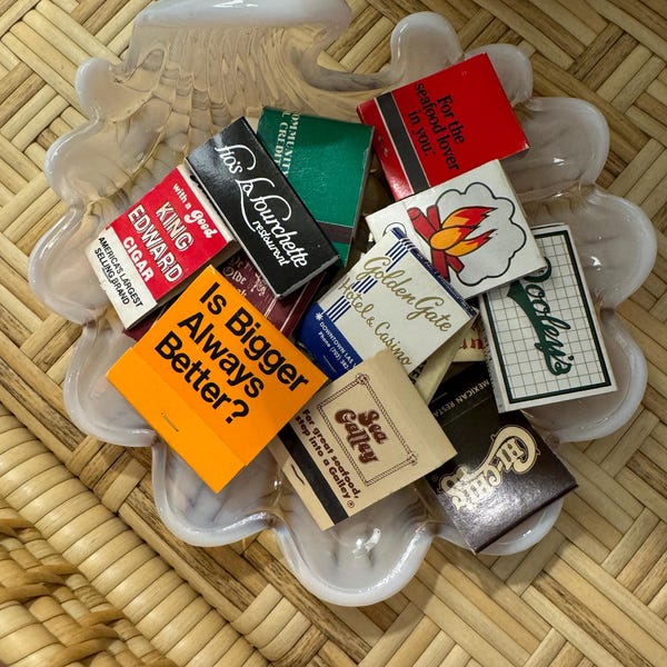 Vintage Matchbooks (lots of 16) - Etsy