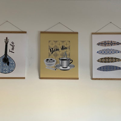 Portuguese Fado Guitar Poster, Music Poster, Azulejo, Physical Print ...