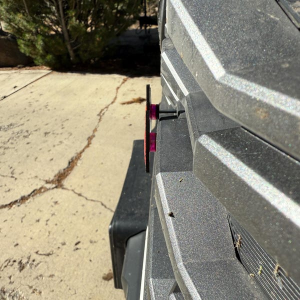 Topo Tri-color Mountains Grille Badge Emblem Fit for Toyota Tacoma ...