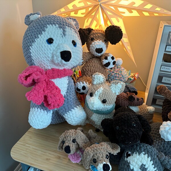 Dachshund Dog Crochet Patterns, Stuffed Animal Crochet Pattern ...