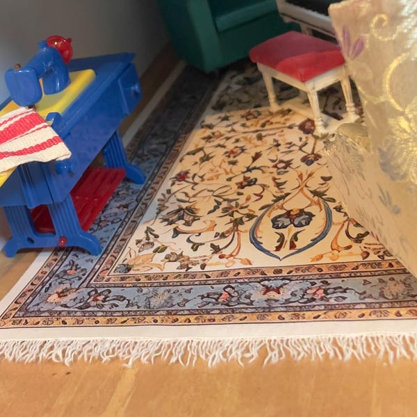 Dollhouse Rugs Printable. Printable Miniature Doormats and Runner ...