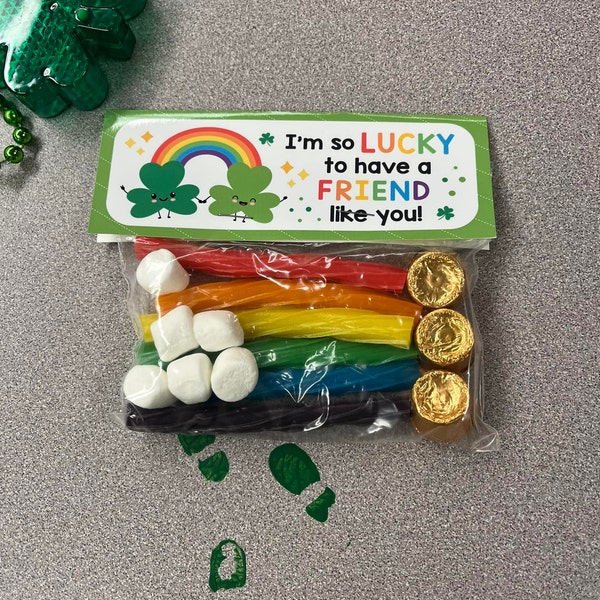 St Patricks Day Bag Toppers Printable / St Patricks Day Treat Bag ...