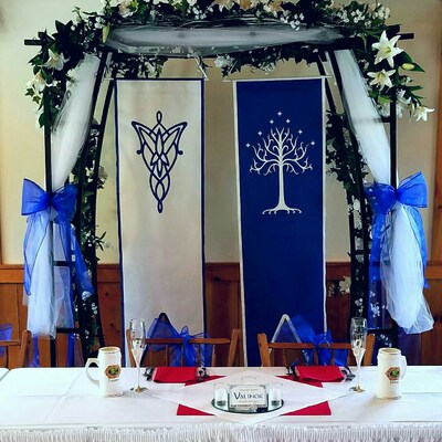 Flags With Your Custom Heraldry-medieval Wedding Decor - Etsy