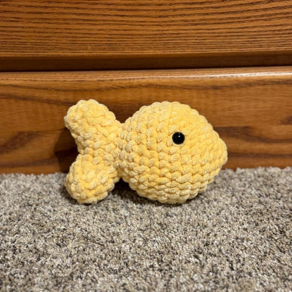 No Sew Goldfish Crochet Pattern, Goldfish Amigurumi Pattern, Goldfish ...