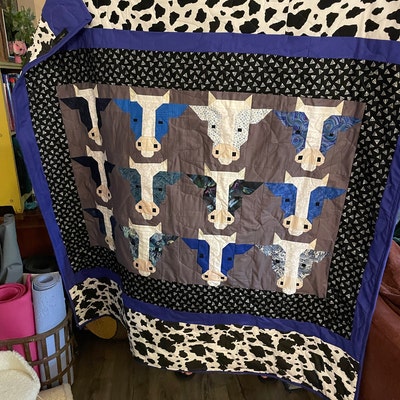 Cows Quilt Pattern PDF Instant Download Farm Animal Cow - Etsy Canada
