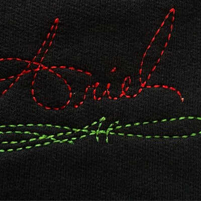 Ariel From the Little Mermaid Autograph Digital Embroidery - Etsy