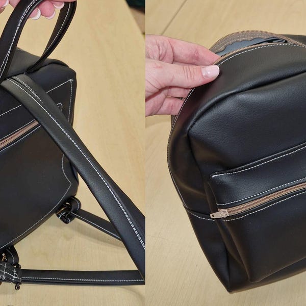 Mini Backpack Sewing Pattern, Cute Small Backpack, Unisex Backpack ...